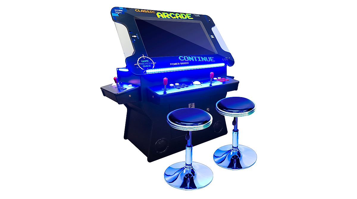 Creative Arcades Cocktail Arcade Machine - 5100 Games, Dual Joysticks