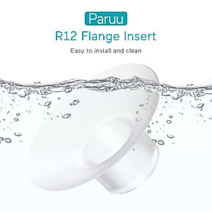 Paruu R12 Flange Insert 19mm, Original Breast Pump Parts, Wearable Breast Pump Replacement Accessories, 2 Pack