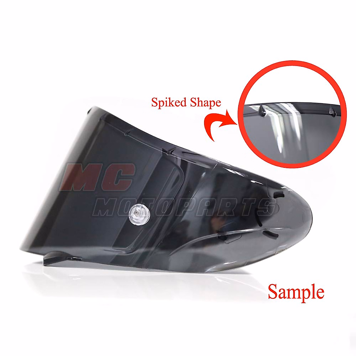 MC MOTOPARTS Helmet Pinlock Pin Visor Shield Chrome Fire Red For CWR-F Shield X14 X-Fourteen Helmet