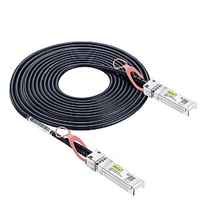 10Gtek 10G SFP+ DAC Cable - 10GBASE-CU Active Direct Attach Copper Twinax SFP Cable Assembly for Cisco SFP-H10GB-ACU5M, 5m