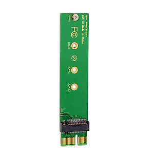JSER NGFF M-Key NVME AHCI SSD to PCI-E 3.0 1x PCIE4.0 x1 Vertical Adapter Compatible for XP941 SM951 PM951 960 EVO SSD