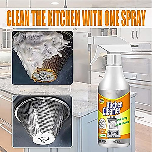 TONBGSEL All-purpose Kitchen Pots and Pan Cleaner, Kitchen Cleaner Spray Degreaser, All Purpose Cleaner Spray