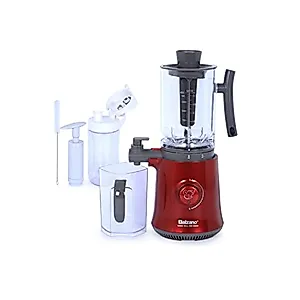 Balzano Yoga Blender/Smoothie Maker/Juicer/Soup Maker with Auto Seed Separation and Immunity Booster - Metalic Red, Compact