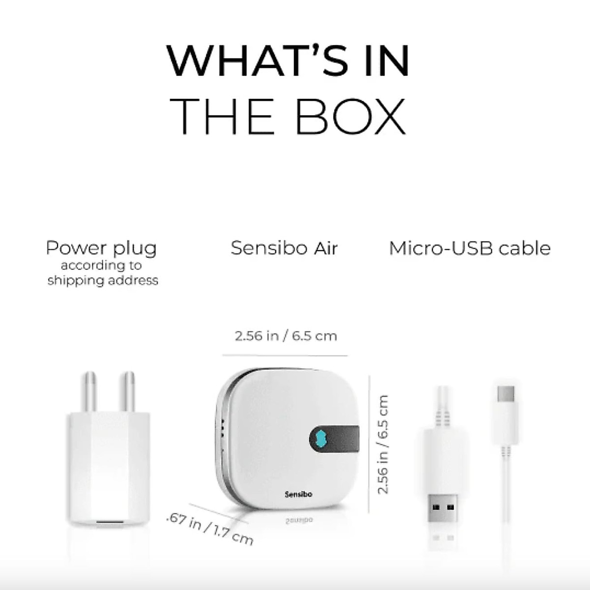 Sensibo Air - Smart Air Conditioner Controller. Apple HomeKit Certified. 60-Seconds Installation. Maintains Comfort and Energy Saving Features. Compatible with Google, Alexa, Apple HomeKit & Siri