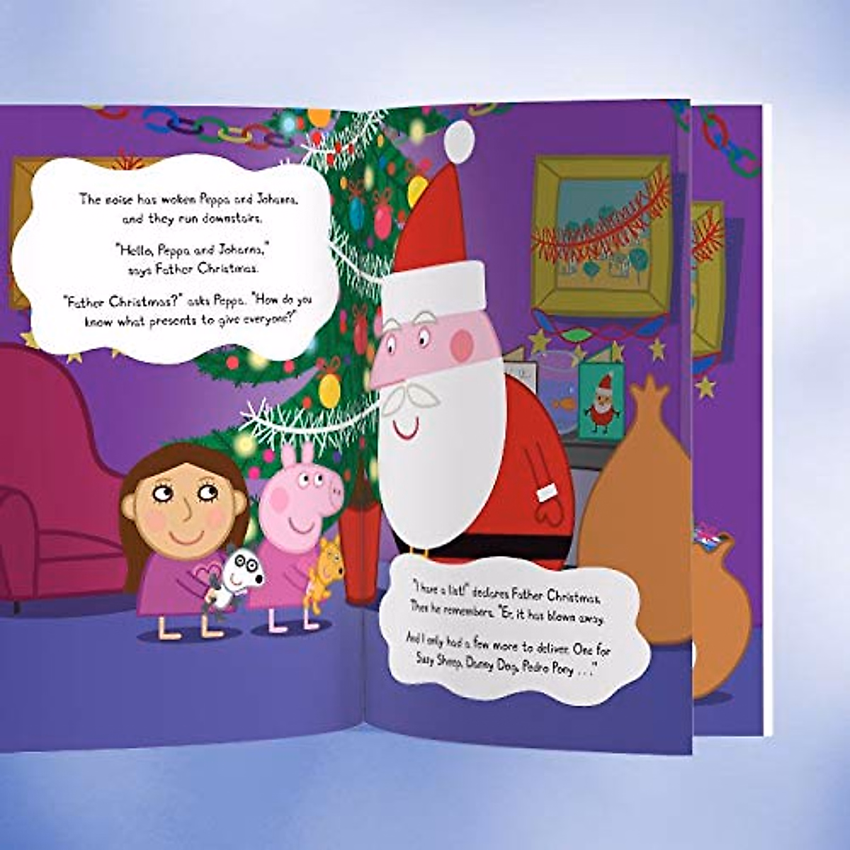 Peppa Pig Personalized Book: Christmas with Peppa Pig (Large Hardback)