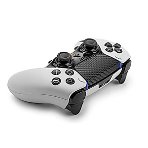 Skin Compatible with Dualsense Edge - TouchProtect Cover to Protect, Add Style, & Enhance Your PS5 Dualsense Controller's Trackpad with Texture! (Carbon Fiber - Black)