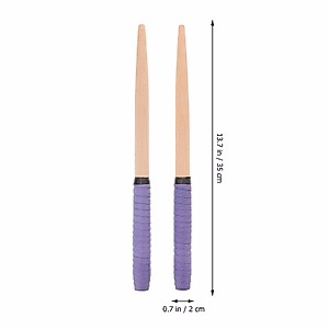 Pair of 350 * 20MM Maibachi of Taiko Drum Drumsticks drumsticks (Purple)