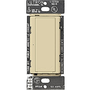 Lutron MRF2-6ANS-IV Maestro Wireless 6 Amp Multi-location Switch, Ivory
