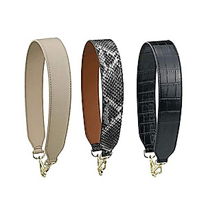 Simple Style Short Unadjustable Replacement Strap Handbags Strap Shoulder Strap PU Leather Strap for Handbags Purse Bag