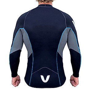 Vaikobi FLEXFORCE 3mm GBS Wetsuit Top - Black/Grey VK-232 XS