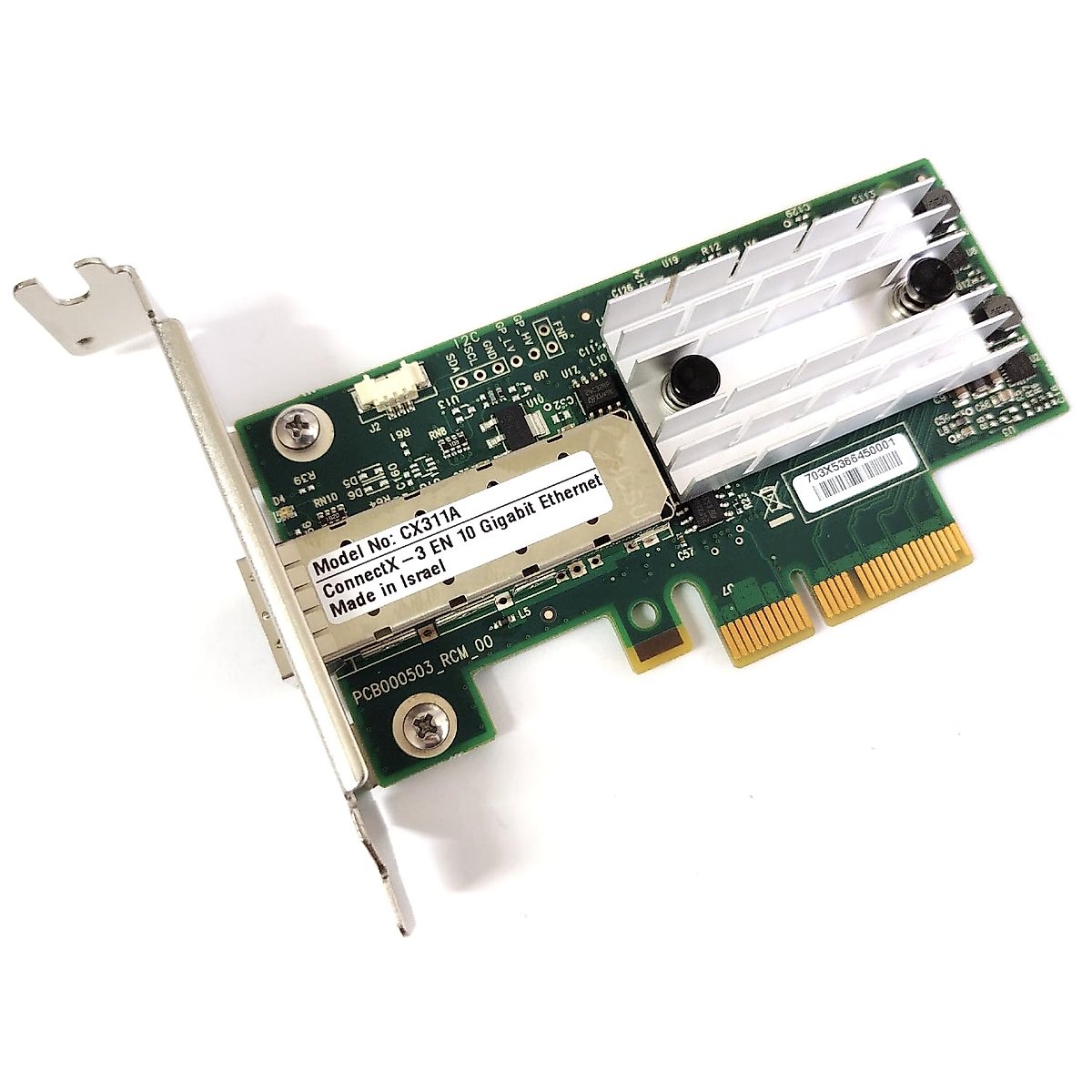 Mellanox MCX311A-XCAT ConnectX-3 EN Network Adapter PCI Express 3.0 x8 Fibre Channel Over Ethernet (FCoE)