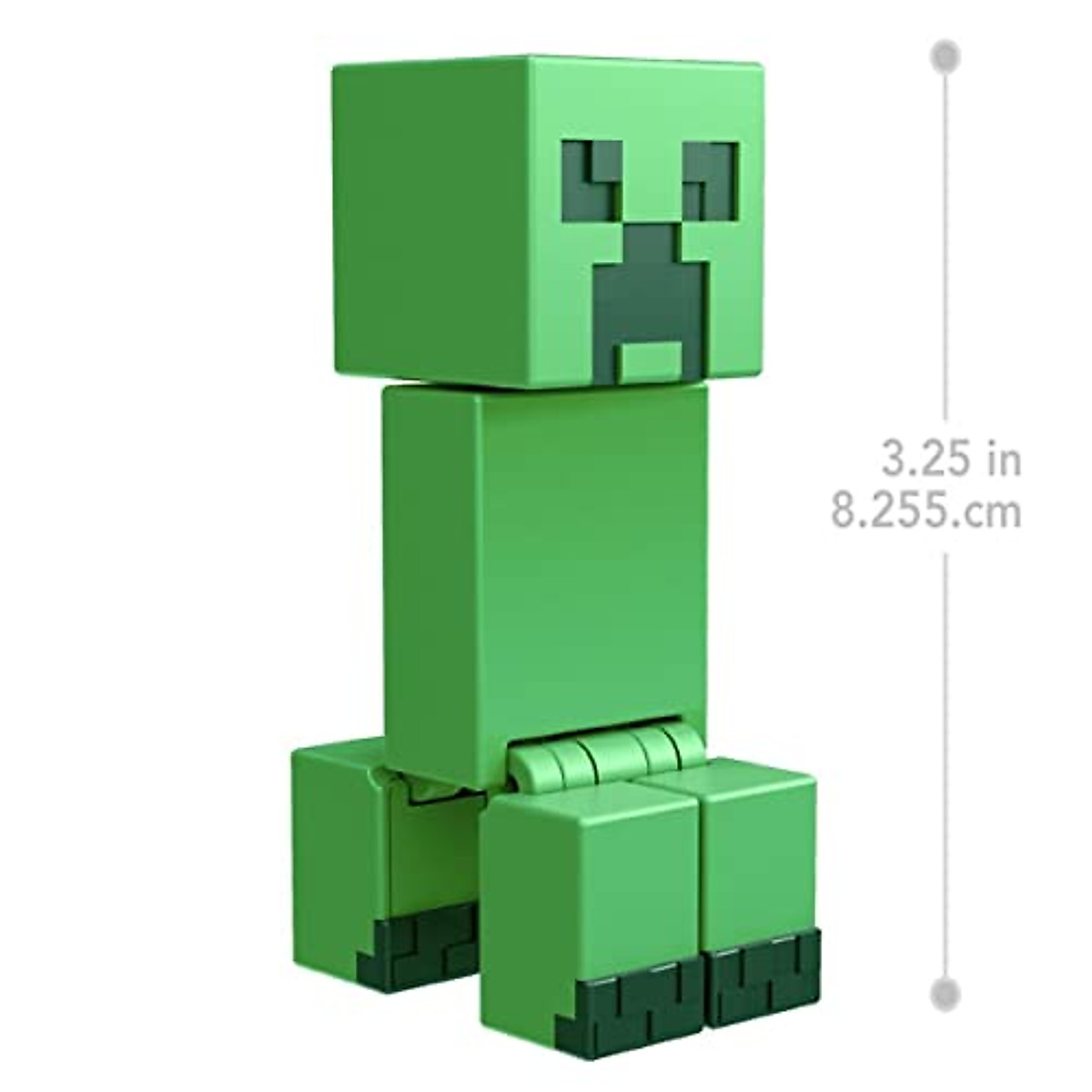 Minecraft Creeper Action Figure, 3.25-in, with 1 Build-a-Portal Piece & 1 Accessory, Building Toy Inspired by Video Game, Collectible Gift for Fans & Kids Ages 6 Years & Older