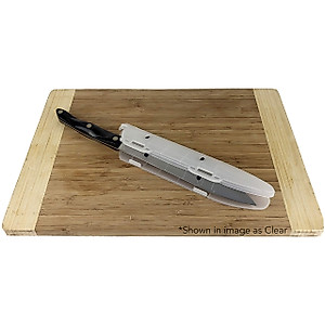 Agilux BladeGuard KnifeSafe Knife Blade Cutlery Protective Cover Edge Guard Safely Store and Transport Kitchen Camping Hunting Sports RV for Chef's and Cooks 10 inch (Charcoal, 10)