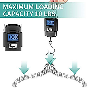 Perfecasa Crystal Clear Plastic Hangers 20pcs, Shirt Hangers with Open Notches, Diamond Cut Pattern 5400 Vics