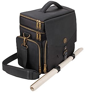 ENHANCE RPG Dungeons and Dragons Table Games Travel Bag with Miniatures, Padded Carry Bag with Multiple Compartments with Book Compartment (4-8) and Dice and Token Pocket