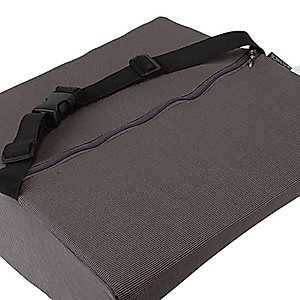 GForce Office Chair, Adjustable, Comfort, Low/Mid Support, in Black Cooling Gel Memory Foam Back Cushion