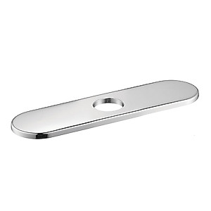 hansgrohe HG06473000 Solaris E 10-Inch Baseplate for High Arc Kitchen Faucets, Chrome