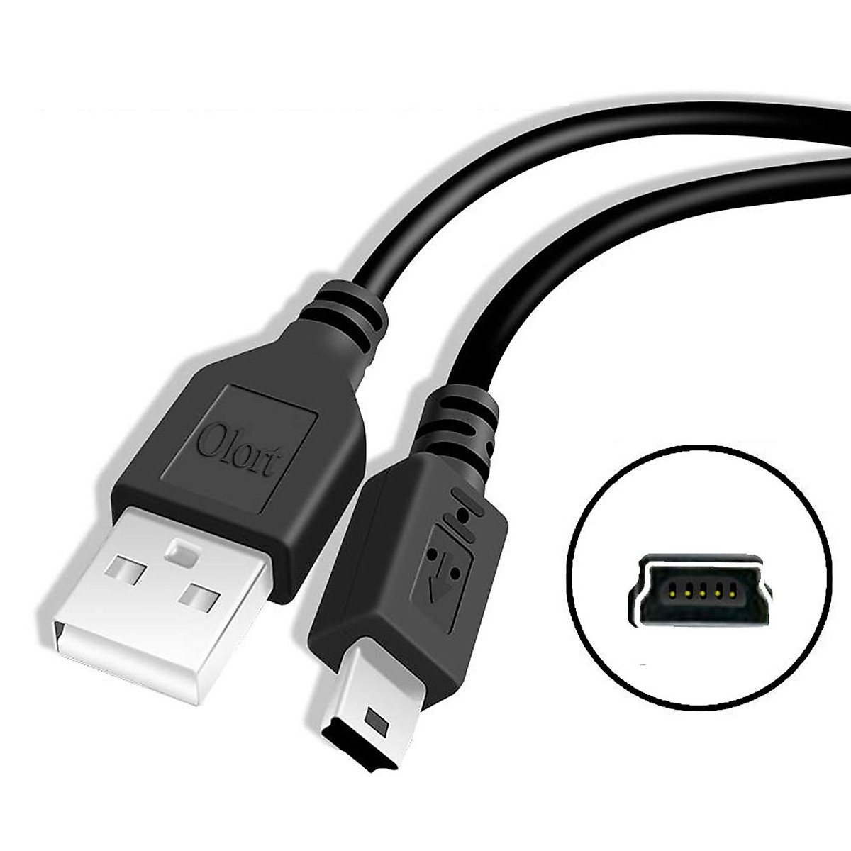USB Power Charger Cable Compatible with Texas Instruments TI-84 Plus CE Graphing, TI 84 Plus C Silver Edition Calculators Charging Cord