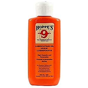 Hoppes 9 Gun Cleaning Kit - Bore Cleaner - Precision Oiler - Lubricating Oil Refill - 40 Patches for .38 9mm .40 .44 & .45 Caliber