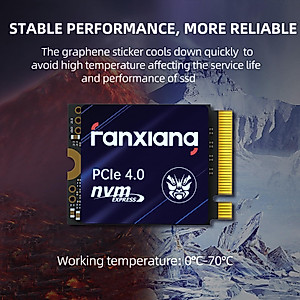 fanxiang S700 M.2 2230 1TB NVMe SSD PCIe 4.0 Internal Solid State Drive, Up to 5000MB/s, Compatible with Steam Deck and Surface Pro