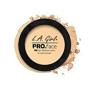L.A. Girl Pro Face Powder Nude Beige, LAX-GPP605, 0.25 Ounce