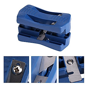 Banding Trimmer, Edgeband Cutter Tools Trimmer for Plywood Melamine Wood Double Veneer Trimmer Cabinet Wood Trimming Woodworking Tool Fit Width Range 15-40mm Thickness Below 0.5mm