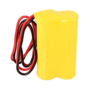 (2-Pack) Emergency/Exit Lighting Battery Fits and Replaces Custom-179 Custom179 BEL-179 BEL179 Exitronix 10010036 Exitronix 10010034 P/N6200RP 6200RP 6200 RP