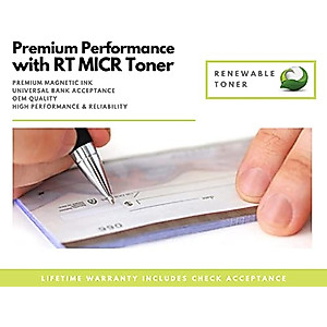 RT Compatible 26X MICR Toner High Yield Replacement for HP CF226X 26A CF226A | LJ Pro Printer MFP M426 M426fdw M426fdn M426dw M402 M402n M402dw M402dn | Check Printing Ink Cartridge