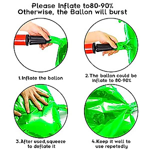 SyceePool Soccer Balloons Arch Garland Kit,111 Pcs Ballon for Soccer Theme Party Decoration,Soccer World Cup Balloons with Dot Glue,Tying Tool,2022 World Cup Decoration