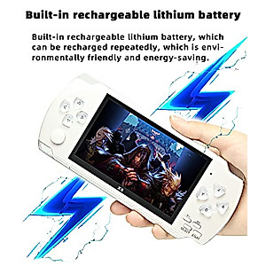 JXD 4.3 inch 8GB Handheld Game Console Built in 1500 Games for Multiple simulators x6 Retro Video Game Console mp3/mp4/Ebook TV Out Portable Game Player