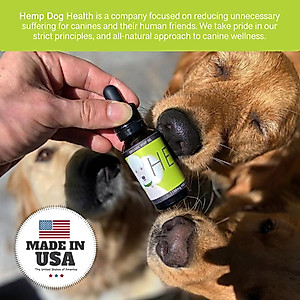 Hemp Dog Health - HEAL - Hemp Oil for Dogs - for Dog Seizure Relief, Autoimmune Conditions, & Cushing's - Add Dog Hemp Oil to Dog's Gums or Directly to Food - 100% Natural Ingredients