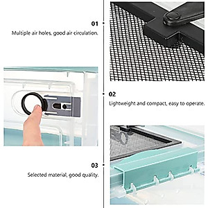 Hamster Travel Carrier Hamster Cage- Large Guinea Pig Cage Haven Habitat- Small Animal Cage for Hamster, Guinea Pig, Gerbil- Includes Exercise Wheel, Water Bottle