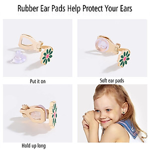 24 Pairs Clip On Earrings For Women Animal Butterfly Flower Colorful Hypoallergenic Non Pierced Fake Earring (#Style 02)