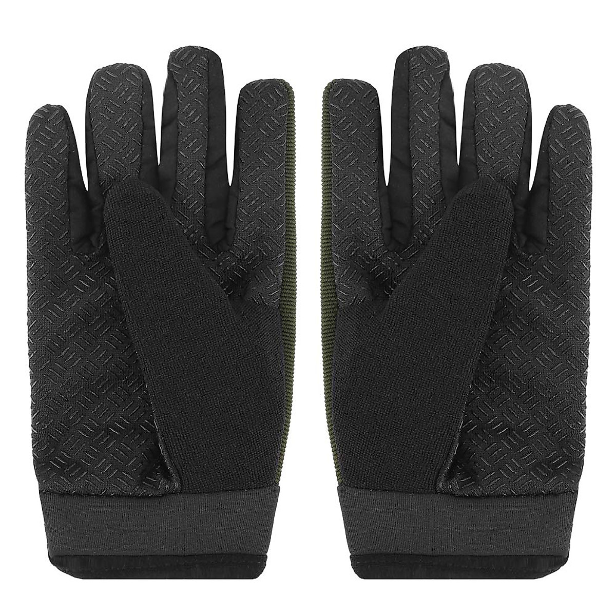 Accmor Kids Cycling Gloves, Kids Fishing Gloves, 4-10 Years Boys Girls Kids Sport Gloves, Breathable Non-Slip Full Finger Gloves for Child Cycling Climbing Riding Biking Outdoor Sports,Green