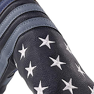 Craftsman Golf Blue Strips Golf Putter Blade Head Cover Headcover Magnetic Closure for Scotty Cameron Odyssey