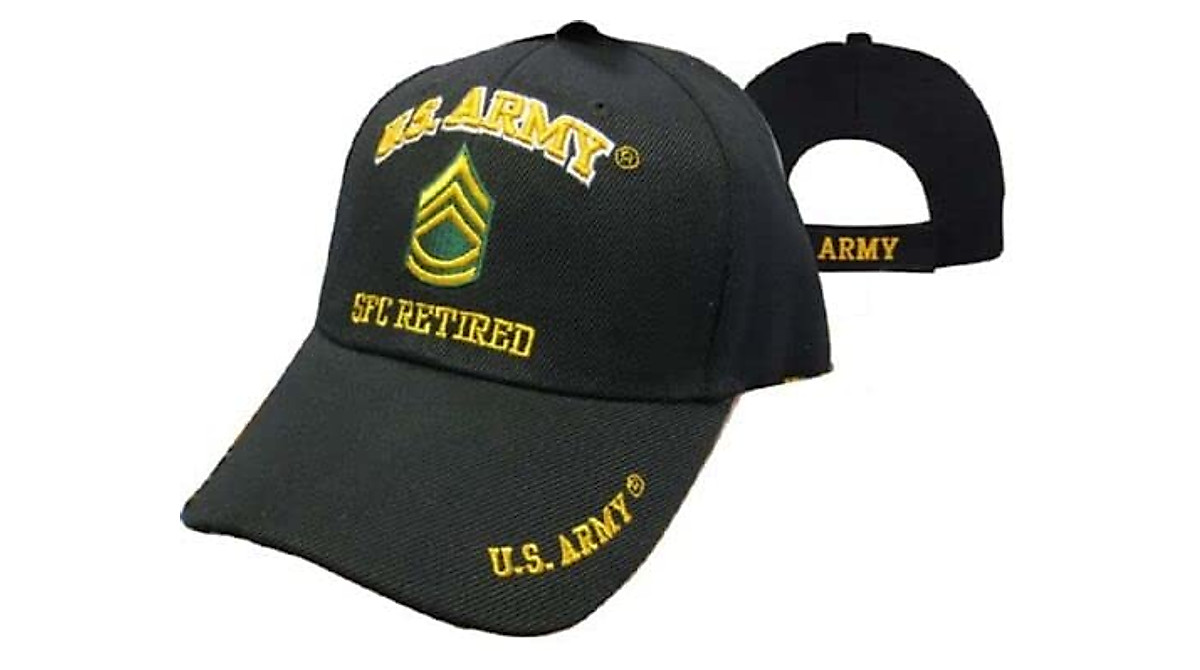 Official US Army SFC Retired Hat - Flakita's Novelties