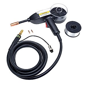Eastwood Mig Spool Gun Metal Connector Push Pull Feeder Aluminum Welding Torch Gun 1 Lb Spool of .035 Wire