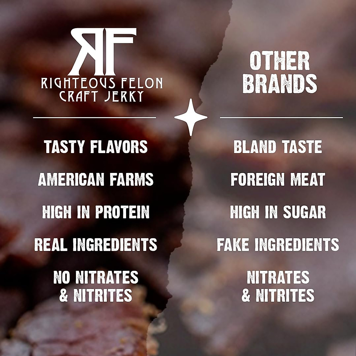 Righteous Felon Meat Sticks Variety Pack | Healthy Snack for Adults | Gluten Free & Keto Meat Sticks | Low Sugar & High Protein Meat Sticks | Turkey, Pork, Beef Sticks | Jerky Gifts for Men | 24 Pack