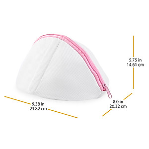 Whitmor Mesh Bra Wash Bag White