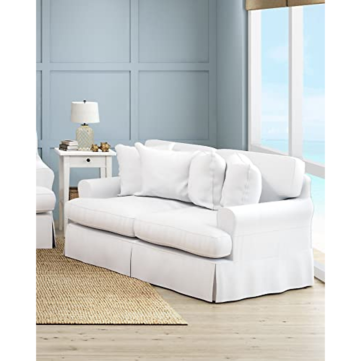 Sunset Trading SU-117610-423080 Horizon Slipcovered Loveseat