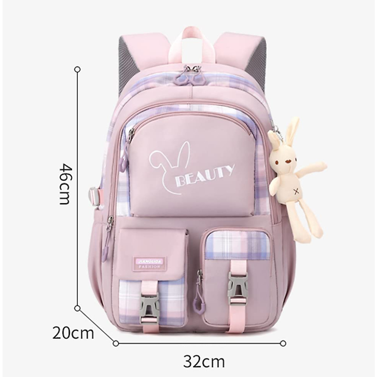 ROERPPM Laptop Backpacks 15.6 inch Bag College Backpack Anti Thief Travel Daypacks Large Bookbags for lady Women (Black)