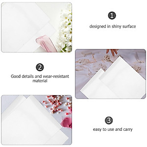 20 Sheets Sheet Paper Film Label Printer Paper Cold Laminating Film Printable Sticker Paper Sticker Printer Paper Matte Sticker Paper for Printer Paper Stickers Shiny Sticker Paper