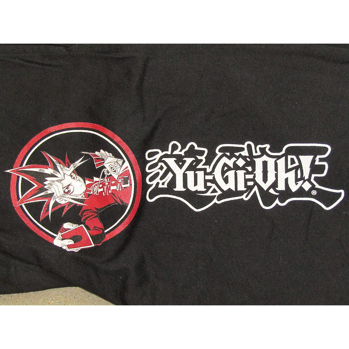 Yu-Gi-Oh! Quick Turn Logo Men's Black Graphic Sleep Pajama Pants - L