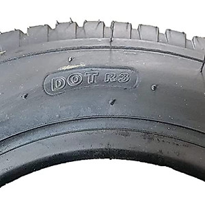 MOTORHOT 2Pcs Lawn Mower Turf Tires 16x6.50-8 Tractor Turf Garden Golf Cart Tires 16x6.50x8 4PR Tubeless