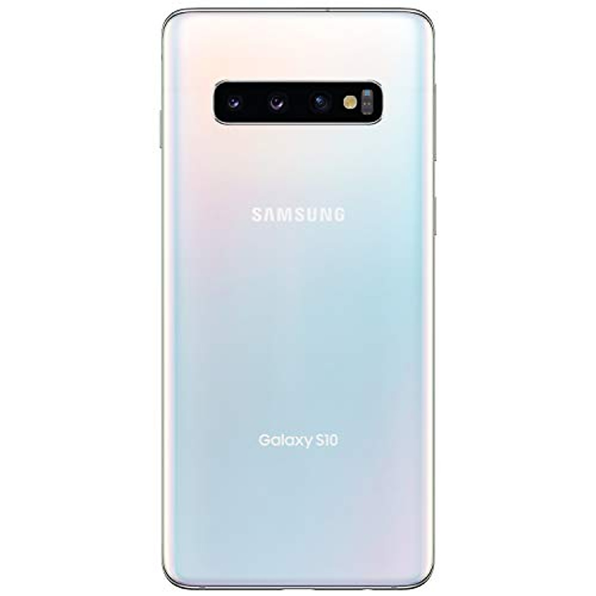 Samsung Galaxy S10 Factory Unlocked Android Cell Phone | US Version | 128GB of Storage | Fingerprint ID and Facial Recognition | Long-Lasting Battery |   Prism White