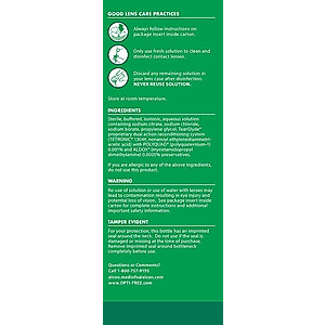 Opti-Free Replenish Multi-Purpose Disinfecting Solution with Lens Case, Twin Pack, 10-Fluid Ounces Each - 2 Count(Pack of 1)