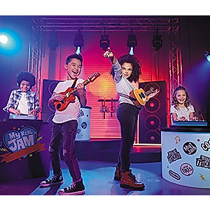 Little Tikes My Real Jam Acoustic Guitar with Strap, Musical Instrument with 4 Modes, Play Any Song with Bluetooth, Gift for Kids, Toy for Boys and Girls Ages 3 4 5+ Year Old