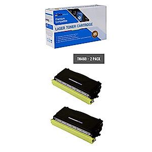 Inksters Compatible Toner Cartridge Replacement for Brother TN430/460/560/570/6300/7600 Black - Compatible with HL 1030 1200 1240 1251 (2 Pack)