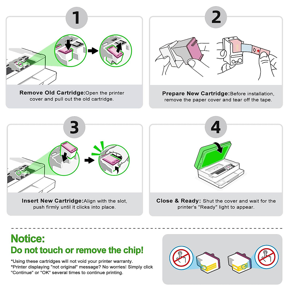 Ankink Higher Yield 63XL Black Ink Cartridges 2 Pack Replacement for HP Ink 63 XL for Officejet 3830 4650 4652 4655 5200 5252 5255 5258 Envy 4520 4512 Deskjet 1112 2132 3630 3632 Printer HP63 HP63xl