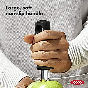 OXO Good Grips Apple Corer,1 EA, Silver/Black